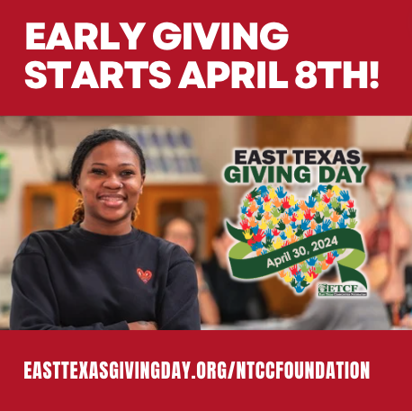 East Texas Giving Day early giving kicks off on April 8th | Northeast Texas Community College